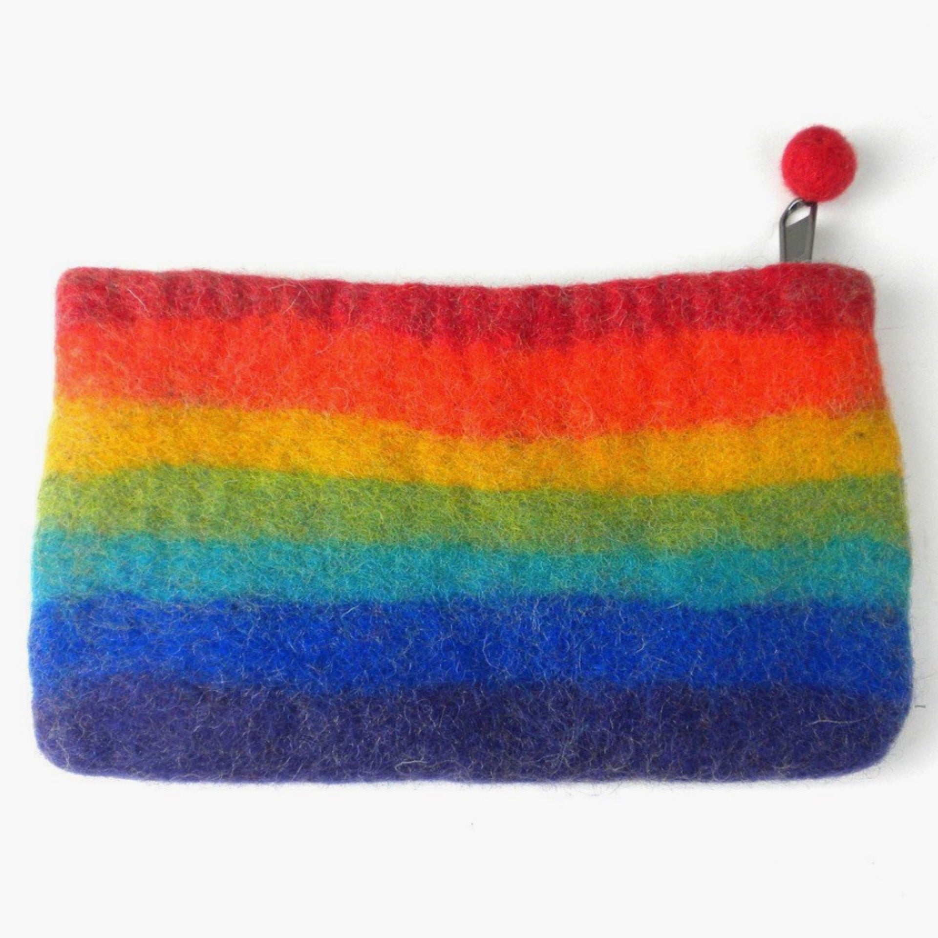Rainbow Colors Felt Change Purse | Moody's Gifts