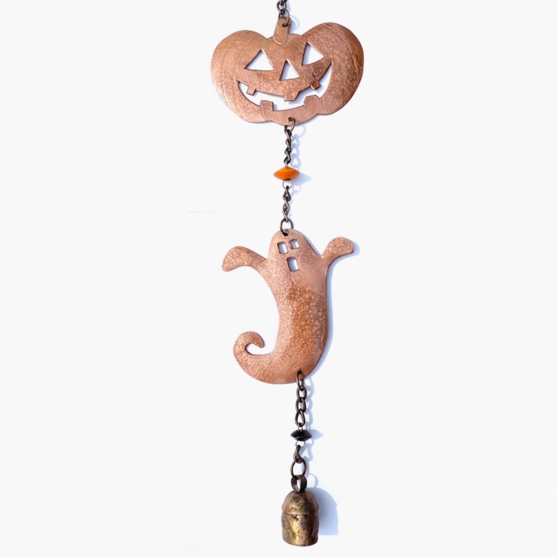Ghost & Pumpkin Halloween Bell Chime | Moody's Gifts