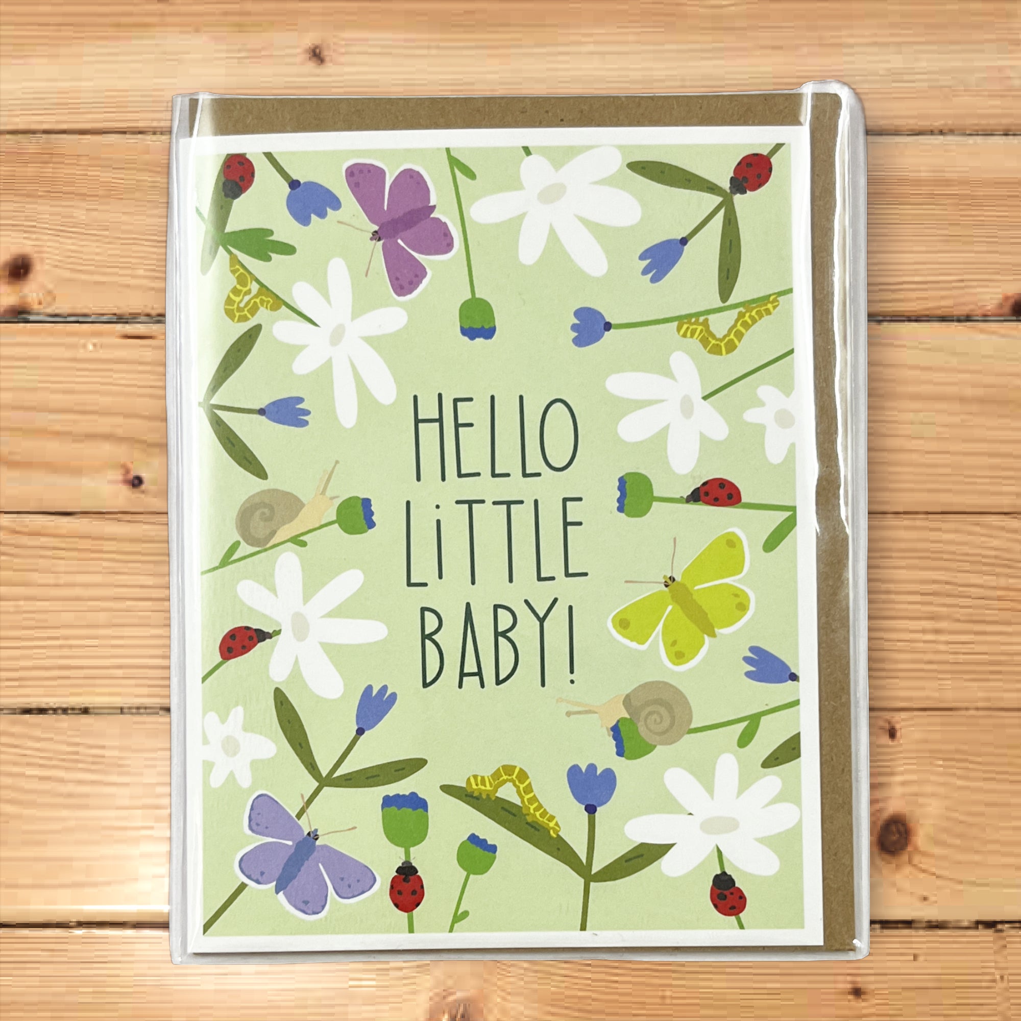 Hello Little Baby! Congratulations Card | Moody's Gifts